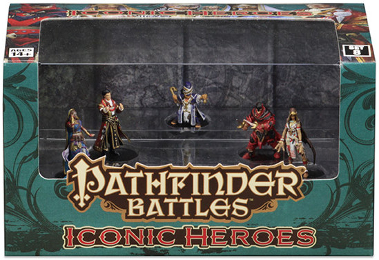 Pathfinder Battles Miniatures Iconic Heroes Set 8 Paizo Publishing for ...