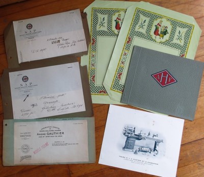 Labels/Programs/Letterheads & 1930s Paper from French Printer's Archive ...
