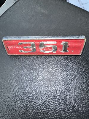 Ford Racing 351 cleveland Emblem “ Original “ | eBay
