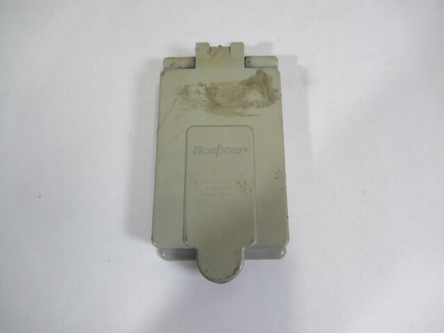 Scepter WTL-15 1-Gang Weatherproof FS Cover PVC Box Mount (1) 1.375 ...
