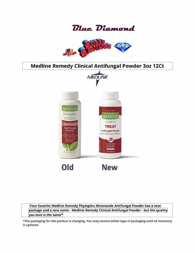 1-Case Medline Remedy Phytoplex Antifungal Powder 3 Oz Treatment ...