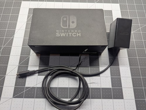 Original Nintendo Switch Charging Dock + AC Adapter Power Cable Set ...