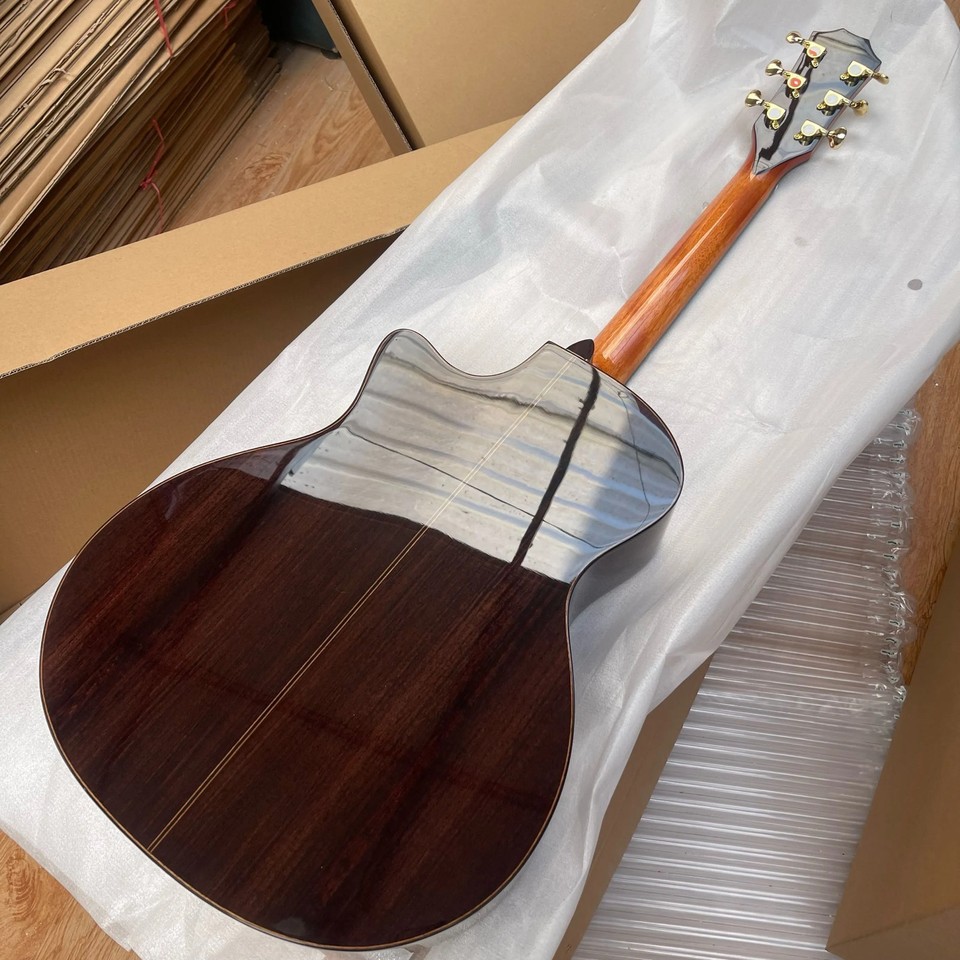 New 41# 914ce Acoustic (Electric) Guitar Solid Wood Abalone Inlay ...