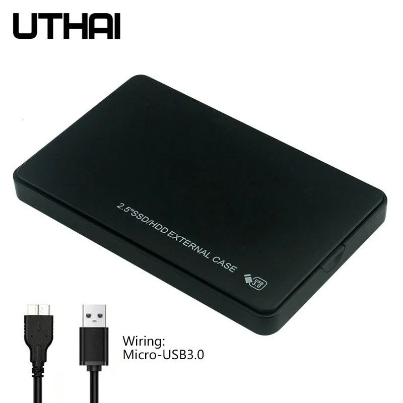USB 3.0 2TB SATA SSD External Hard Drive Portable Desktop Mobile Hard ...