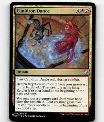MTG Cauldron Dance Mystery Booster - Commander 2017 166/309 Regular ...