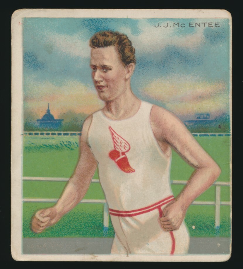 1910 T218 Mecca Cigarettes ATHLETES -JAMES J. McENTEE (Runner) | eBay