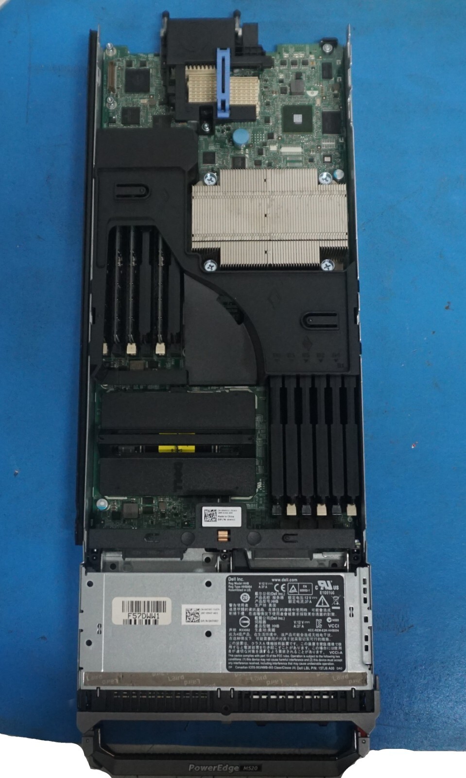 DELL PowerEdge M520 Blade Server,1 x intel Xeon E5-2407V2, 64GB RAM NO ...