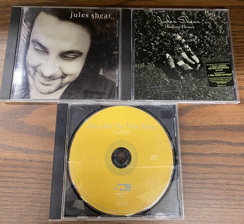 JULES SHEAR 3 CD Lot Jules & The Polar Bears Fenetiks Singer Songwriter ...