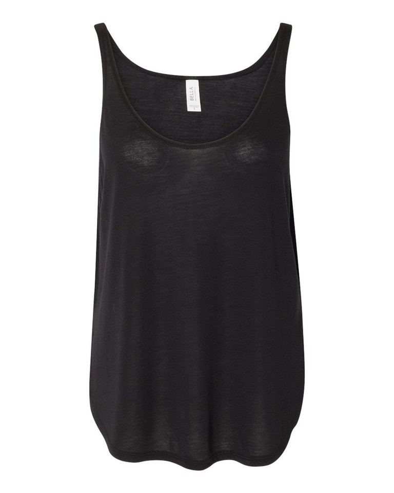 Bella Canvas Women's Flowy Tank with Side Slit 8802 | eBay