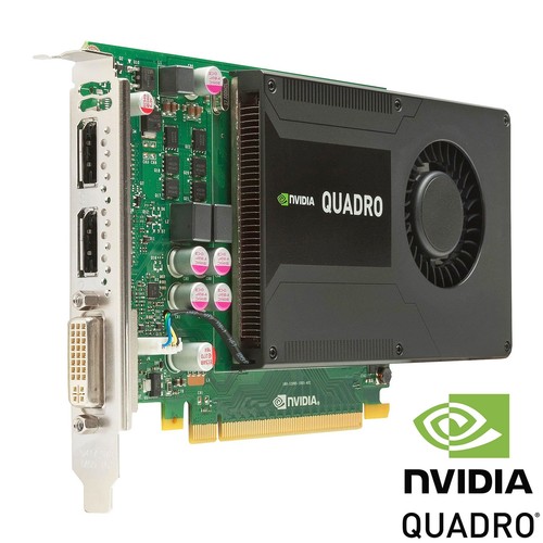 Video Card Graphics Nvidia Quadro K2000 2GB GDDR5 2 X Dp Dvi-D Editing ...