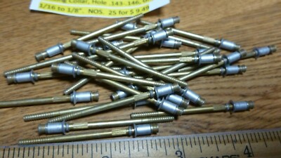 (25) CR2248-4-2 LOCK RIVETS, C/Sunk Head, Hole .143-.146 Grip 1/16 to 1 ...