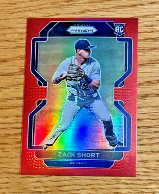 ZACK SHORT 2022 Panini Prizm #161 Tier II Rookie RC Red Prizm | eBay