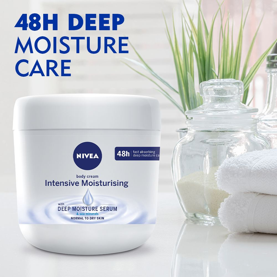 Nivea Intensive Moisturizing Body Cream Deep Moisture Serum, 13.5oz | eBay