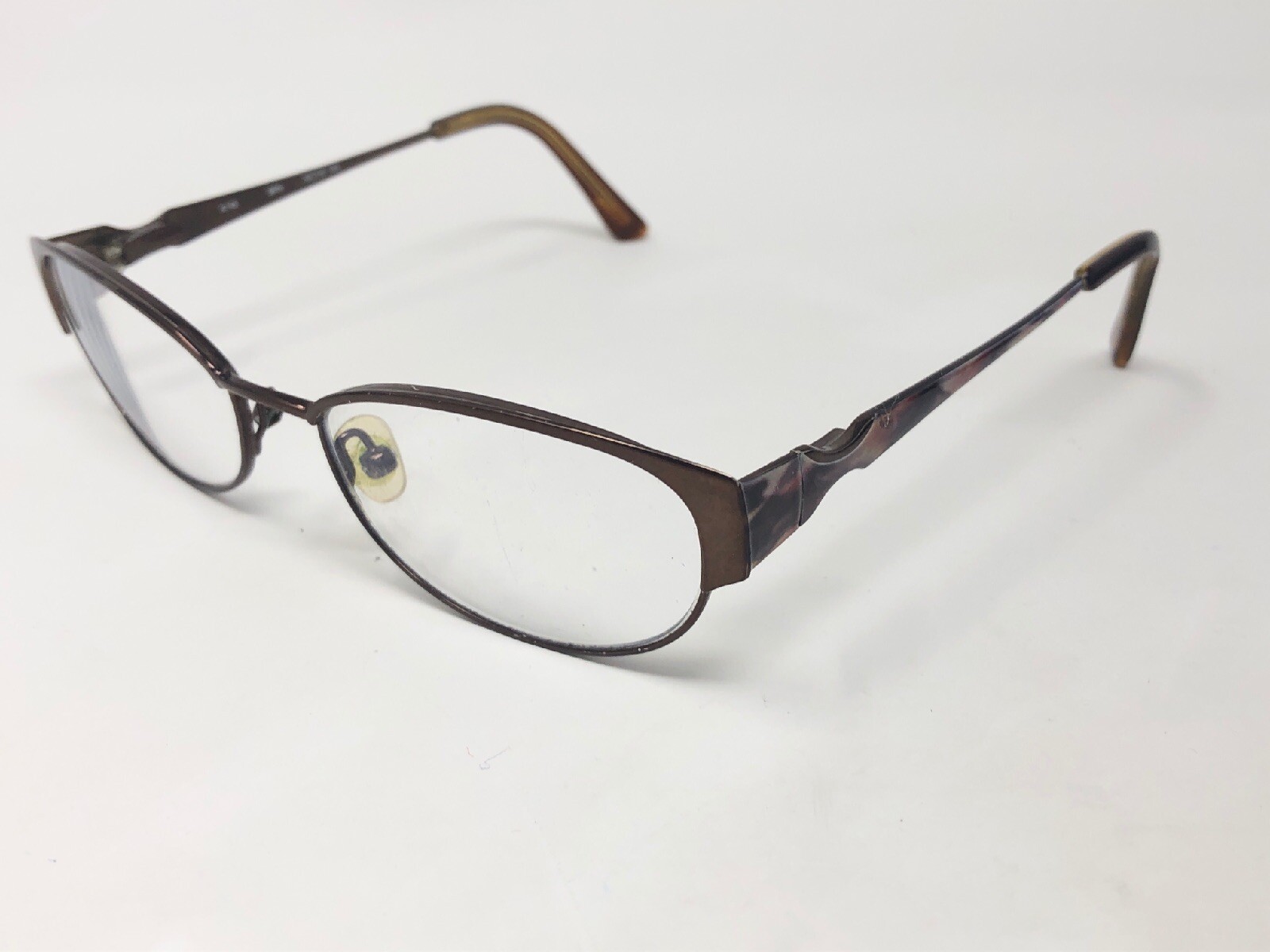 KAY UNGER NEW YORK K145 Eyeglasses Frame 52-16-135 Brown Polished HW10 ...