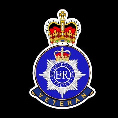 metropolitan police mps met Veterans Car Locker Sticker Sticker 80mm ...