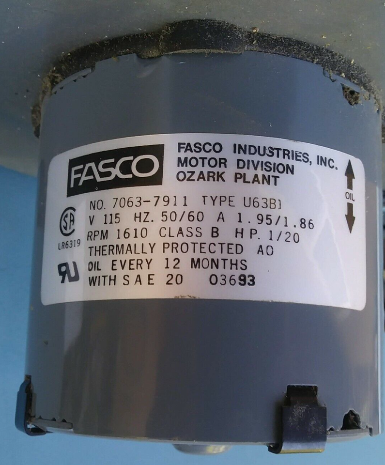 Fasco Industries, Inc 7063-7911 Blower , g141 | eBay