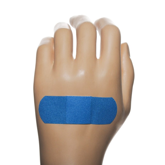 Medique 68033 Medi-First 1" " Blue Woven Adhesive Strip Bandage - 100 ...