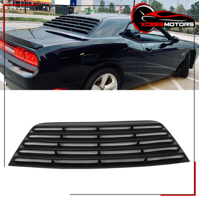 For 08-23 Dodge Challenger Rear Window Scoop Louver Sun Shade Cover ...