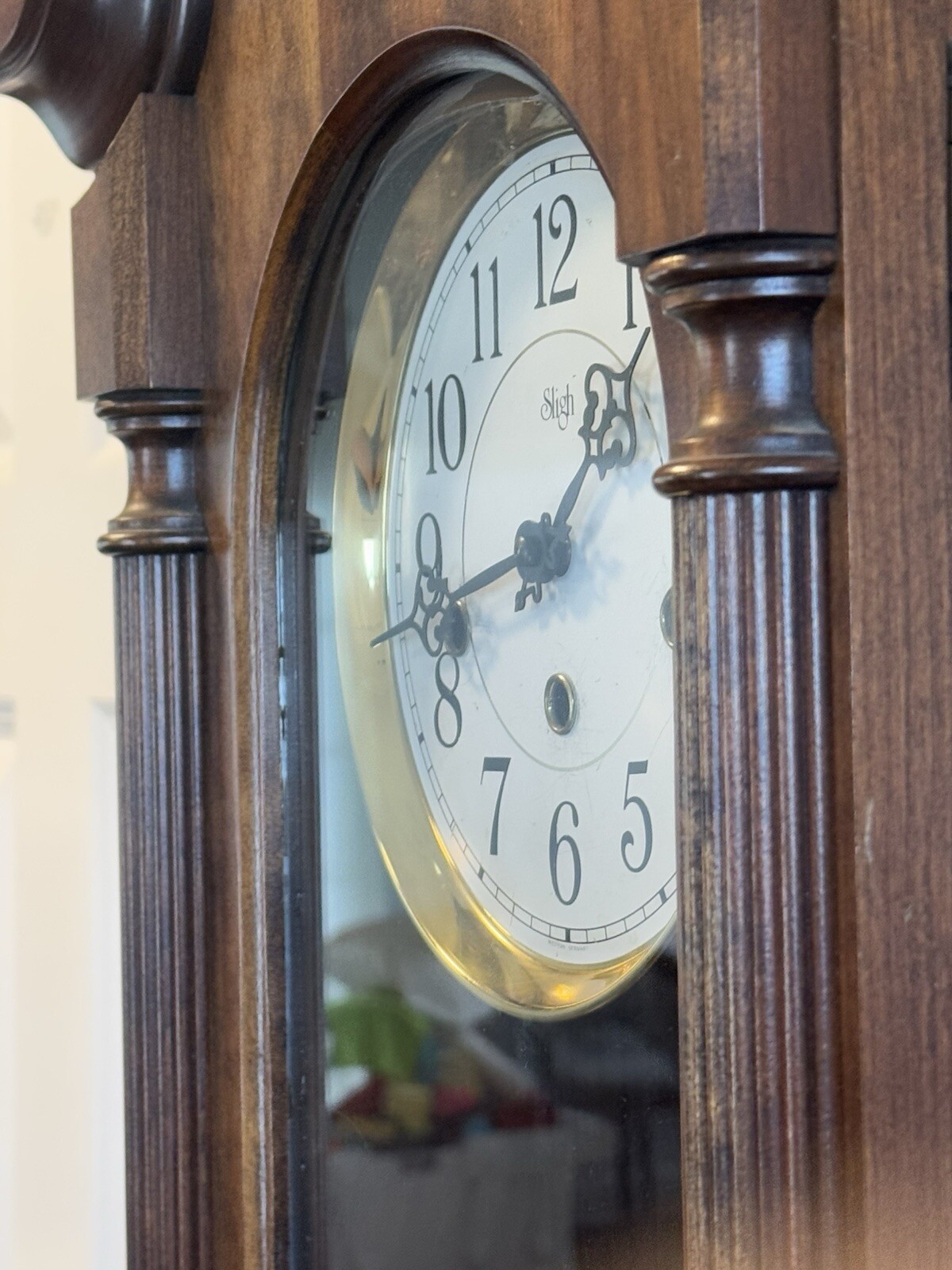 Sligh Quarter Hour Triple Chime Wall Clock Registered In 1989. Restored ...