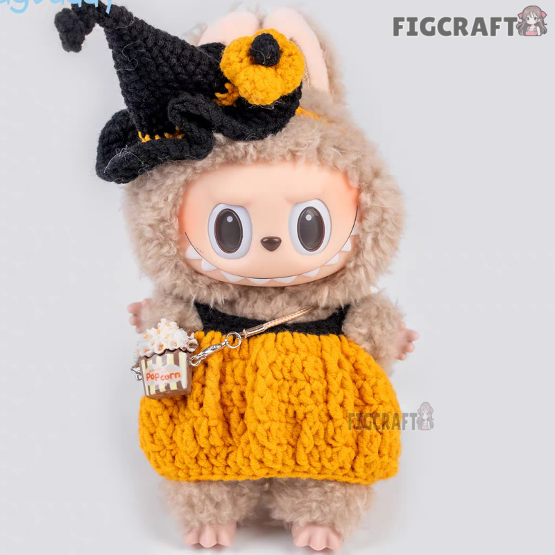 Labub-Clothes The mons handmade holiday costume outfit set for 17cm (no ...