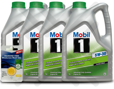 Mobil 1 ESP 5W30 Fully Synthetic Engine Oil 20L 20 Litres (4 X 5L ...