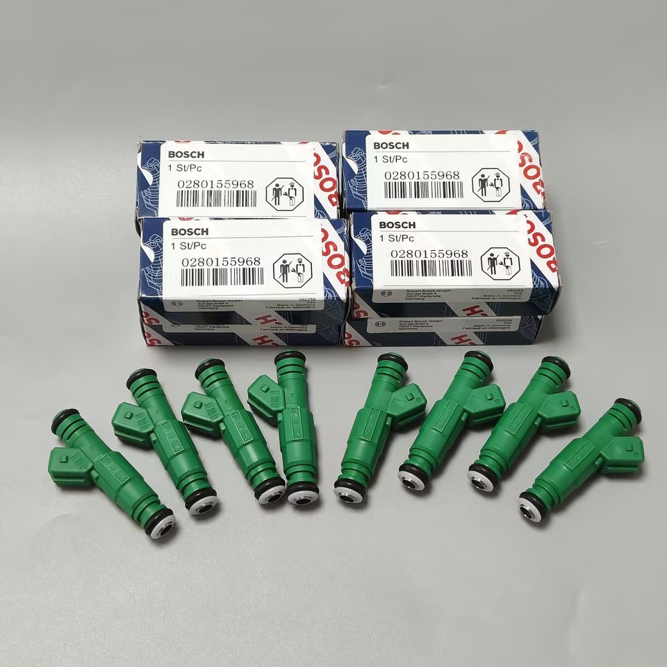 8PCS 42lb Green Fuel Injectors Fits For GM Ford TBI LT1 LS1 LS6 V8 ...