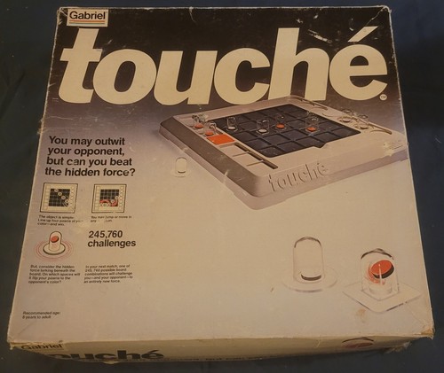 Touche Board Game Gabriel 1977 Vintage Magnetic Strategy 2 Player 70s ...