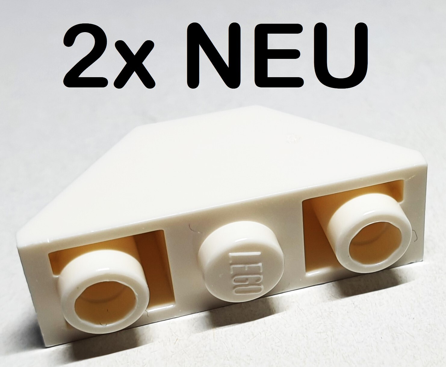 2x NEU LEGO® 2341 Schrägstein Slope Inverted 3x1 Double, Weiß White #1 ...