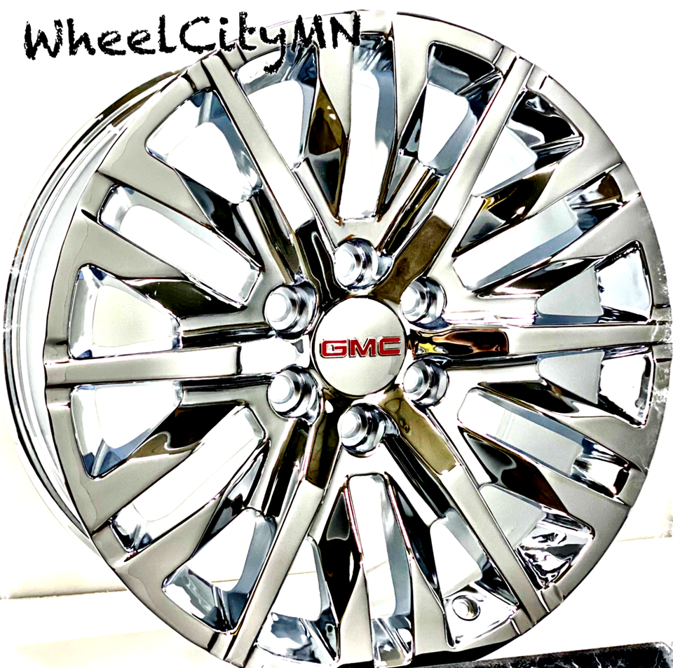 22" Chrome 5921 OE Replica 84437264 Rims fits 2026 GMC Sierra 1500 ...