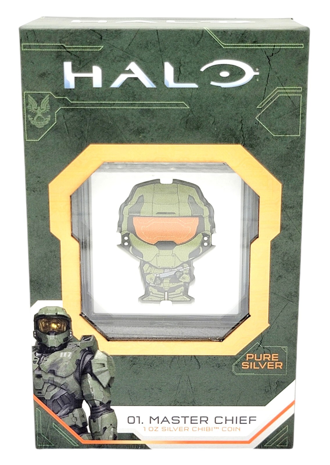 2021 Chibi Coin Halo Series 'Master Chief' 1 oz 999 Fine Silver Niue ...