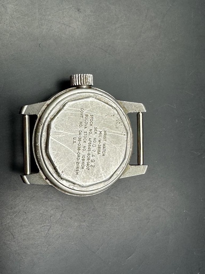 1961 Bulova Mil-W-3818A Military Watch | eBay