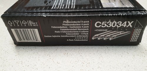 Genuine Lexmark C53034X Photoconductor 4 Pack for C522 C524 C532 C534 ...