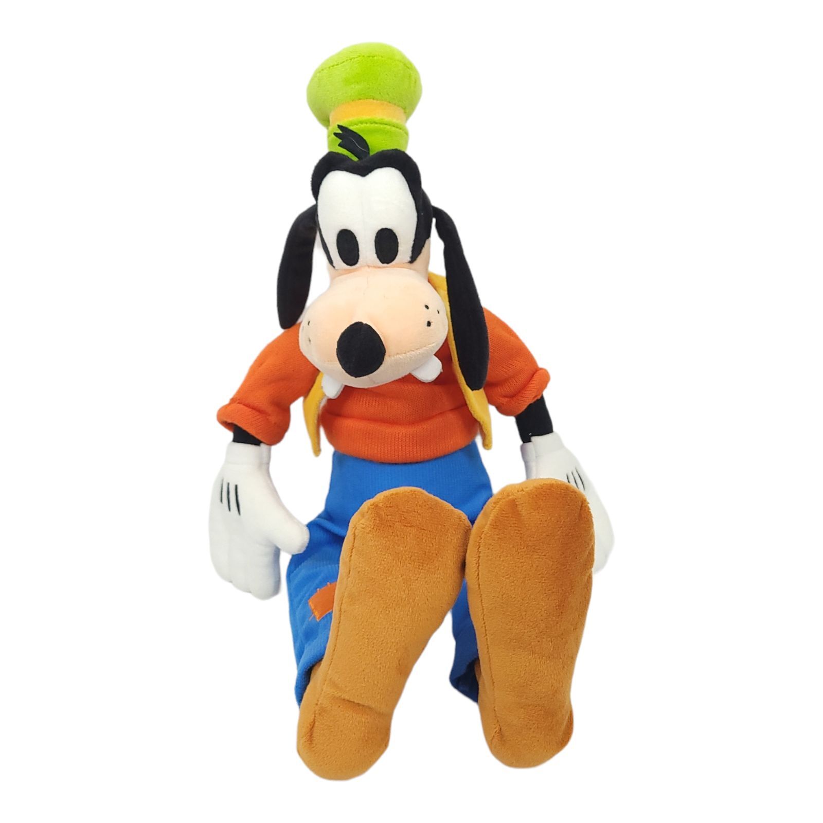 Disney Goofy Plush 20" Doll Stuffed Animal Toy Green Hat Yellow Vest | eBay