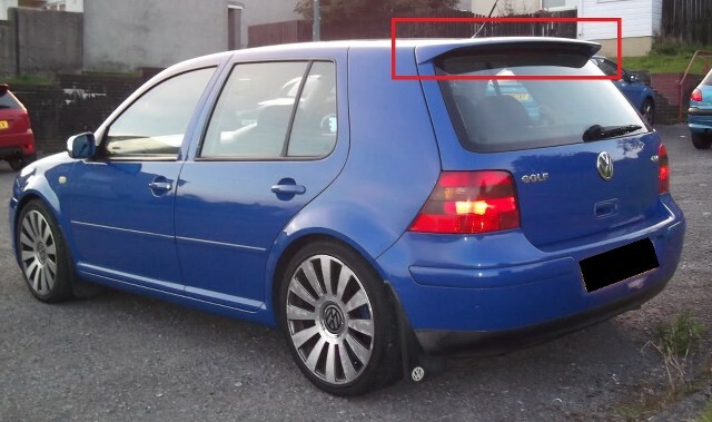 VW VOLKSWAGEN GOLF 4 MK4 IV R32 LOOK ROOF SPOILER | eBay UK