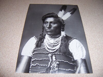 1883 ME CATCHEM, CROW INDIAN ANTIQUE PHOTO POSTCARD | eBay