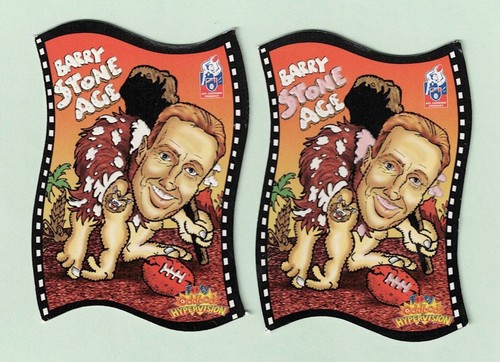 1997 AFL Footy Oddbodz Cards: BARRY STONEHAM (Geelong) .... Base & Red ...