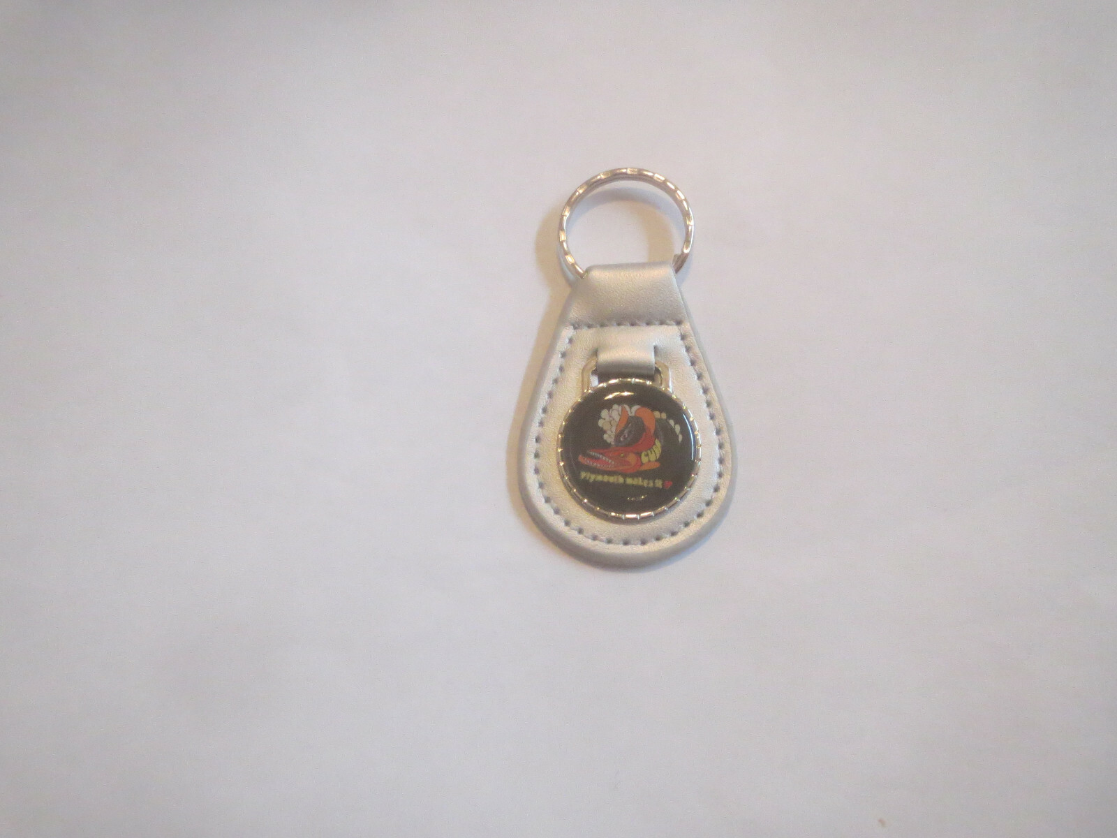 1970 1971 1972 1973 1974 PLYMOUTH BARRACUDA 'CUDA LEATHER LOGO KEYCHAIN ...