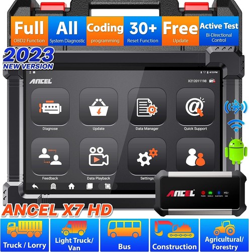 HGV Truck Lorry Van Diesel Diagnostic Tool OBD2 Scanner All Systems ABS ...