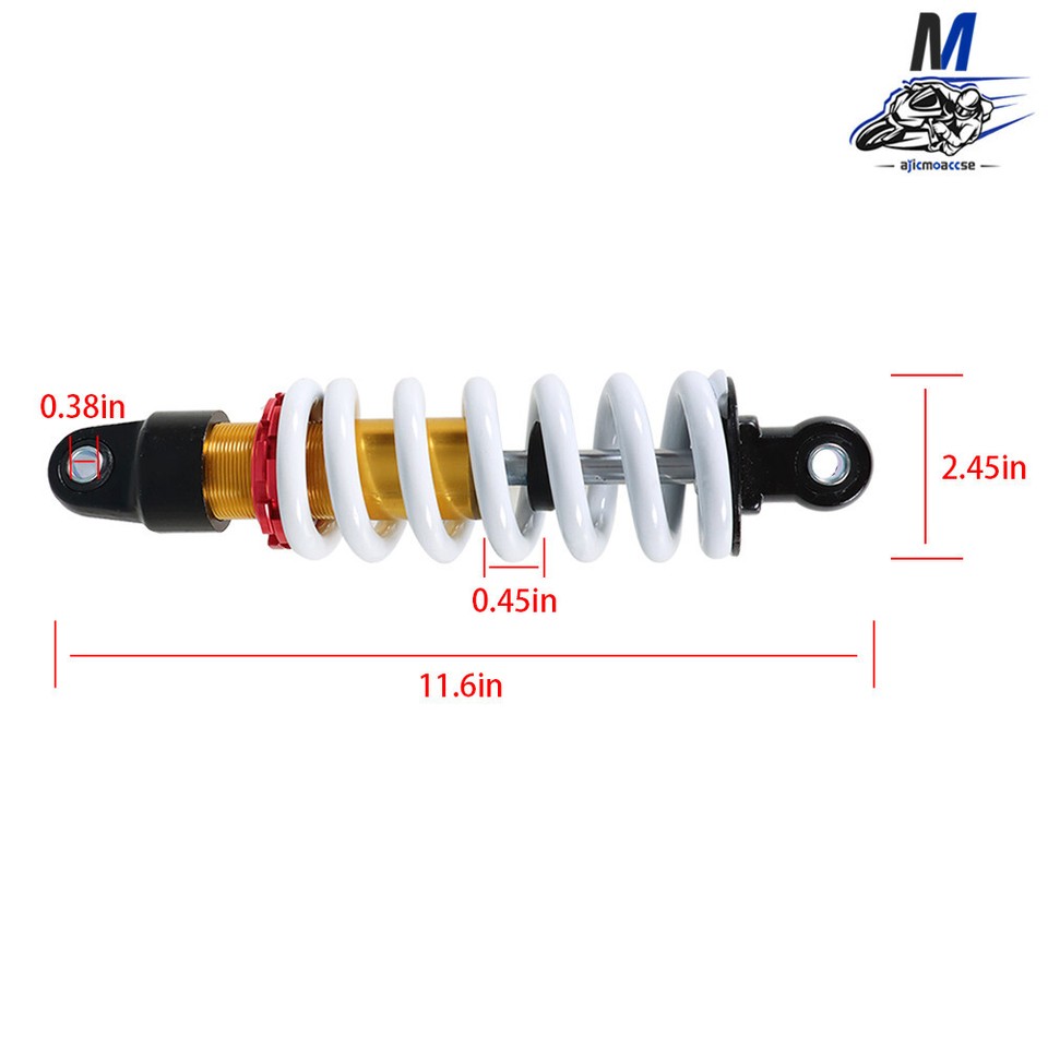 Rear Shock Absorber 10.5" 270mm For Dirt Pit Bike SDG SSR 110cc 125cc ...