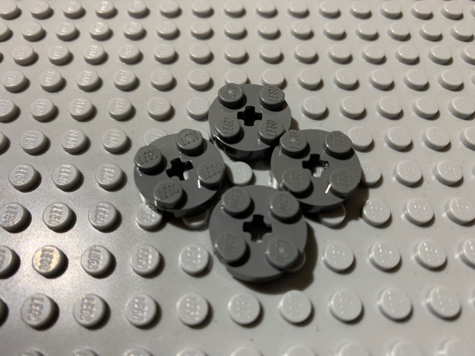 LEGO Parts 4032 (8pcs) Plate, Round 2x2 with Axle Hole Choose Color | eBay