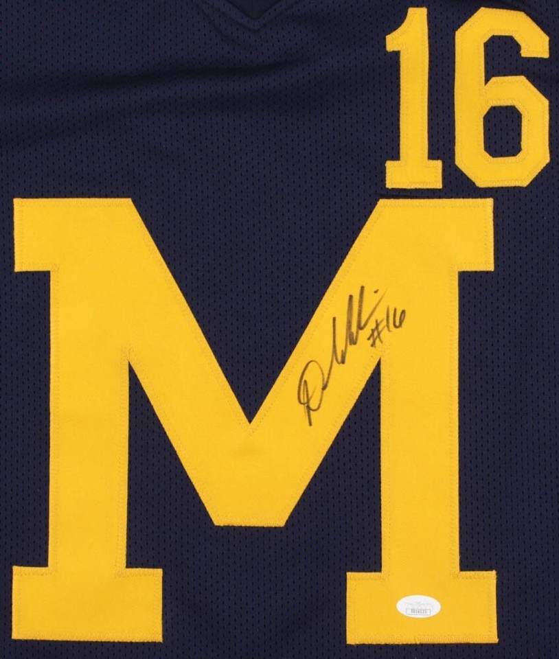 Denard Robinson Signed Michigan Wolverines Throwback Jersey (Beckett ...