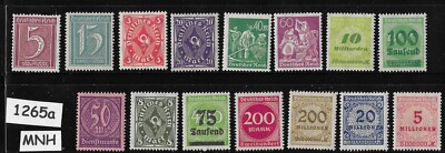 MNH stamps / Pre 1930 / Empire - Republic Germany / Inflation stamps ...