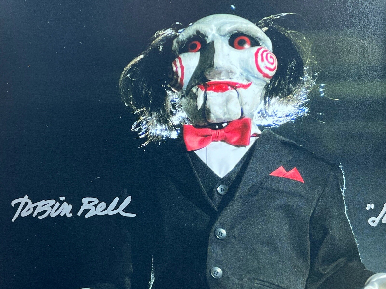 Tobin Bell Signed 11x14 Photo w/ "Jigsaw" Beckett Witnessed | eBay