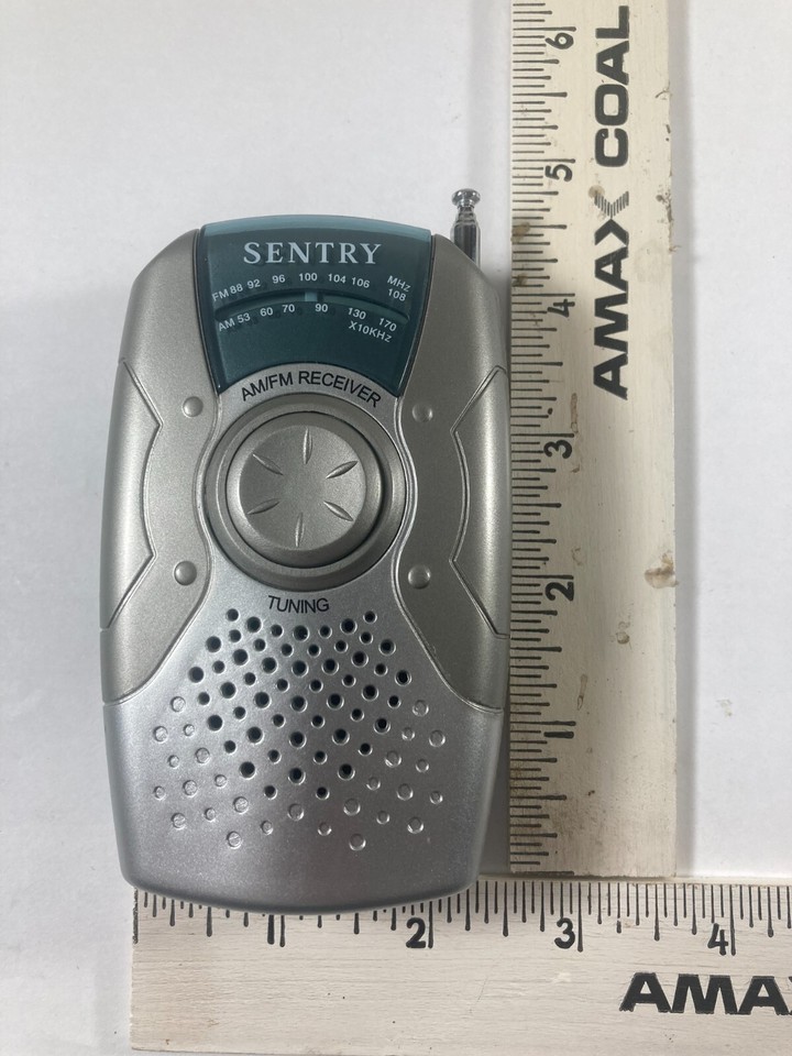 Vintage Sentry AM/FM Receiver Pocket Portable Radio | eBay