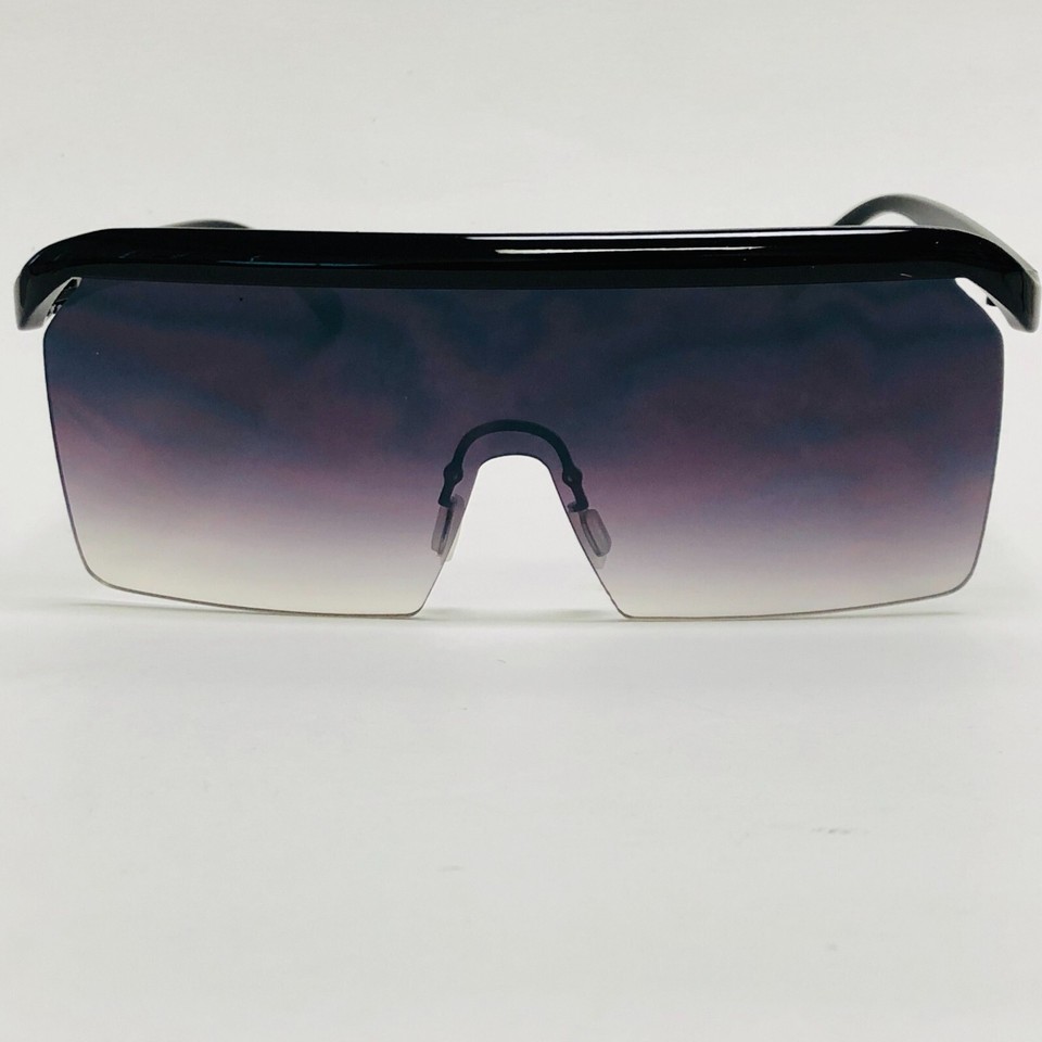 Men Women Designer Sunglasses Oversized Large Single Flat Top Lens ...