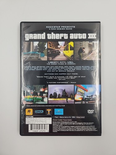 Grand Theft Auto 3 PS2 PlayStation 2 Complete CIB + Map/Poster | eBay