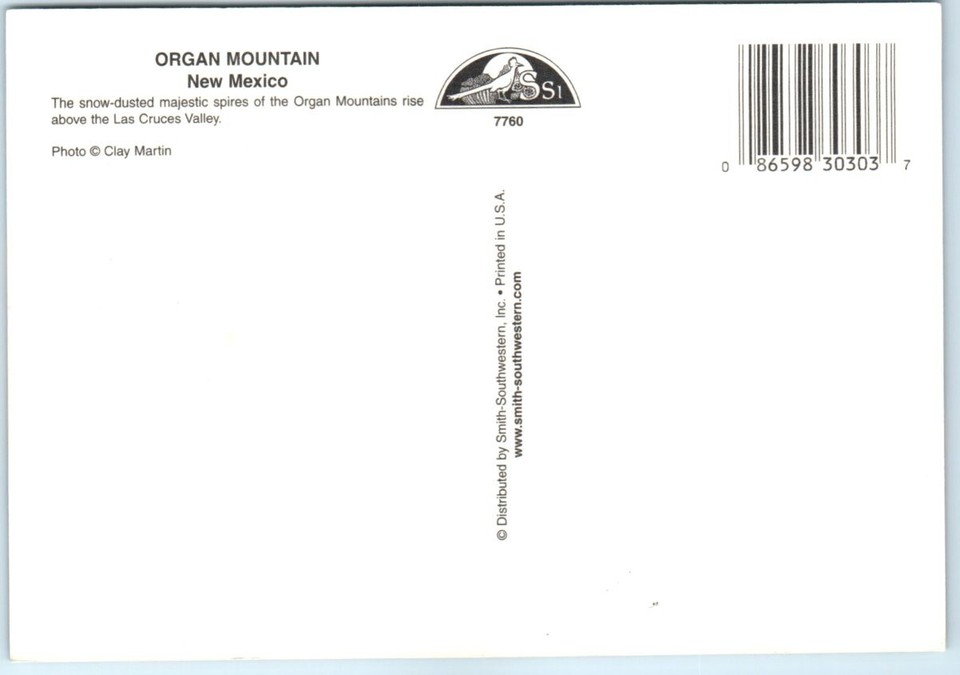 Postcard Organ Mountain New Mexico USA North America | eBay