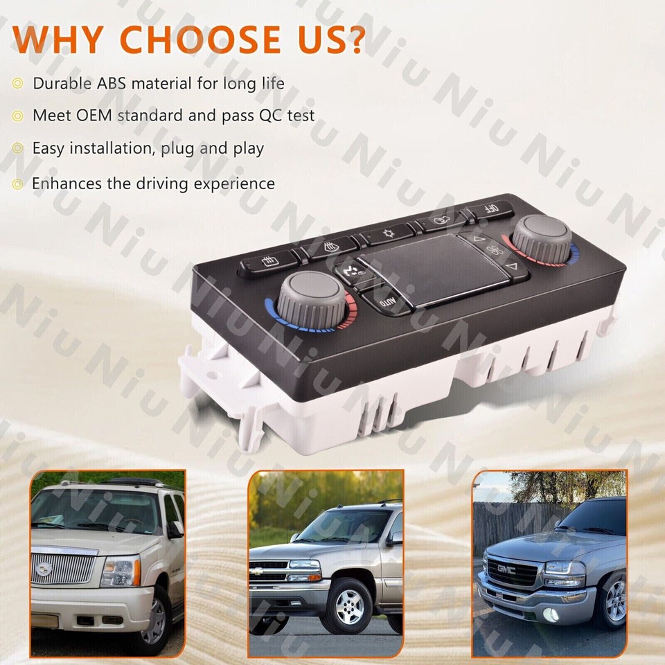 AC Heater Climate Control For 2003-2004 Chevy Silverado GMC Sierra 1500 ...