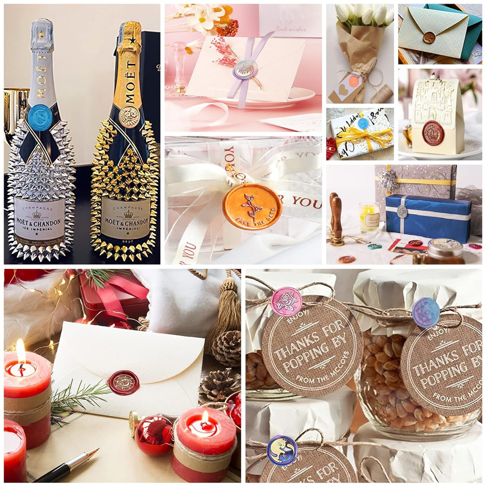 Silicone Wax Seal Mat, Pad for Wax Seal Stamp, 24-Cavity Wax Sealing ...