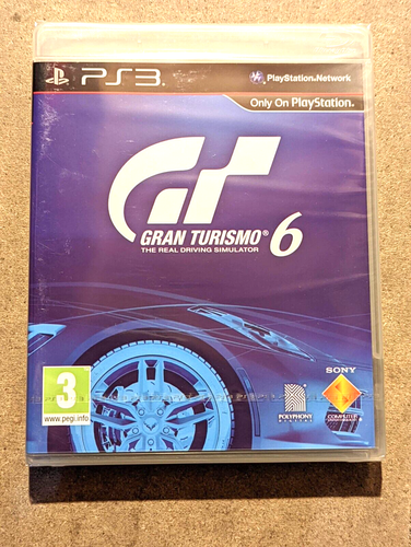 Gran Turismo 6 GT6 Gt PS3 Nuovo Sigillato UK Pal Sony PLAYSTATION 3 ...